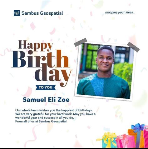 Sambus Geospatial On Linkedin Birthday Celebration Mappingyourideas