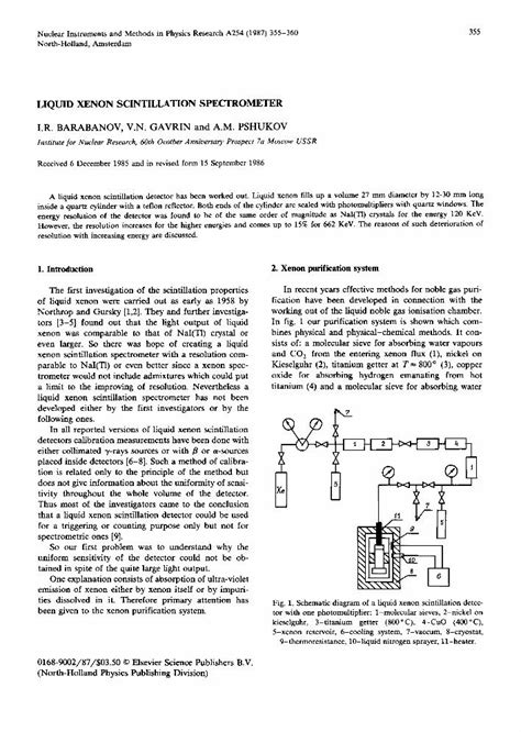 Pdf Liquid Xenon Scintillation Spectrometer Dokumen Tips