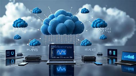 cloud connection video linking computer systems to cloud storage