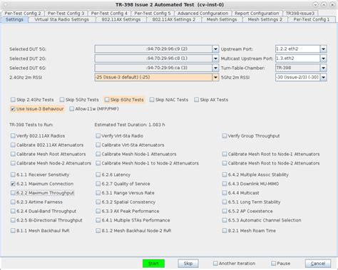 Advanced Configuration Options For Tr 398 Issue 23 And Mesh On A 4