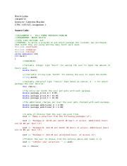 CPSC 1103 S25 Assignment 1 Docx Bruck Geletu 100408715 Instructor Catherine Maydan CPSC 1103
