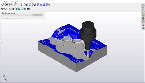 Rendering Of The Simulation Model