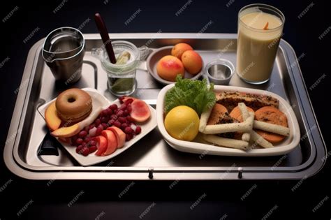 Premium Ai Image Prison Cafeteria Tray With Simple Meal