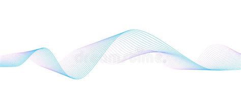 Abstract Music Wave Element For Design Vector Illustration Of Smooth Motion Dynamics Eps 10
