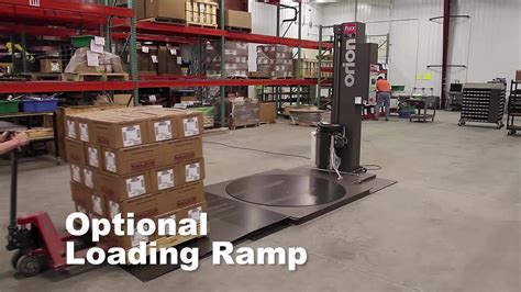 Sentry Semi Automatic Stretch Wrapper Low Profile Turntable Orion