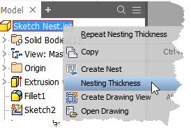 Inventor Nesting Utility Update Nesting Part Extrusions And Sketches IMAGINiT