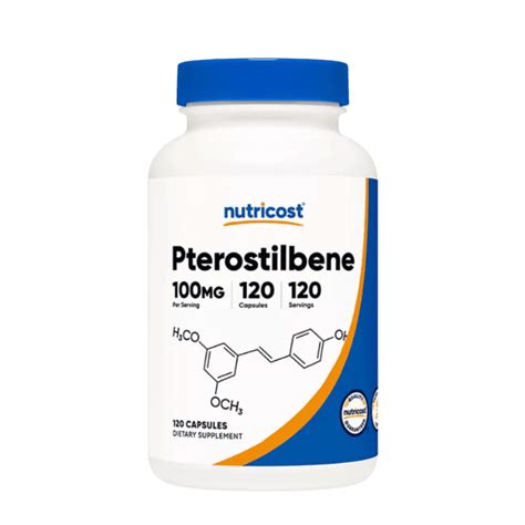 Pterostilbene 120caps Nutricost Aleksuplementi