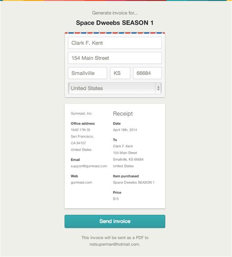 Can You Send Me An Invoice Gumroad Help Center