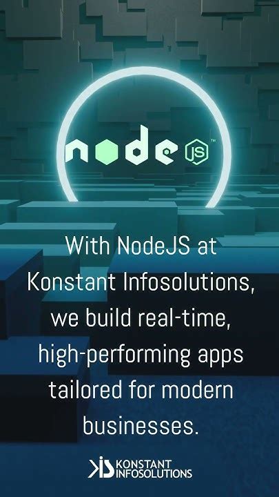 Build Fast Scalable Apps With Nodejs Konstantinfosolutions Hire Nodejs Developer Youtube