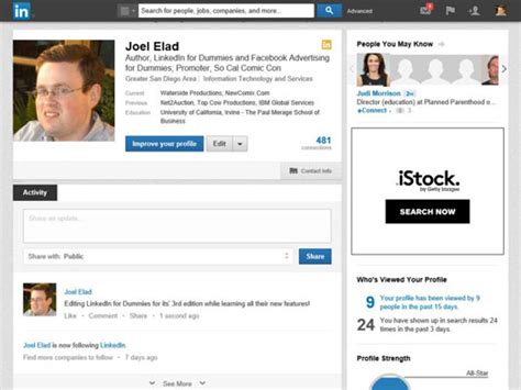 How to Update Your LinkedIn Profile Summary and Basic Information - dummies