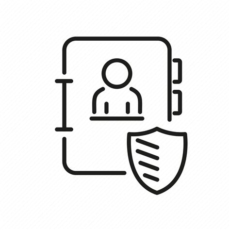 Contacts Data Protected Icon Download On Iconfinder