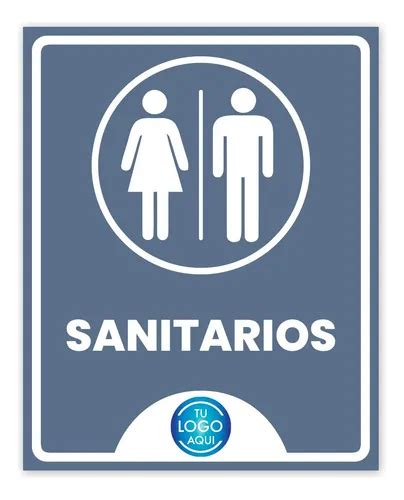 Señalamiento Personalizado 20x25cm Sanitarios Hm A Meses Sin Interés