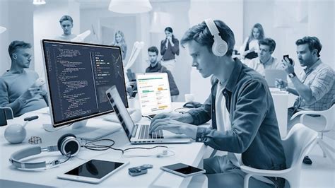 Premium Photo Coding Programming And Creating Website Dashboards