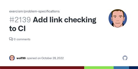 add link checking to ci · issue 2139 · exercism problem specifications