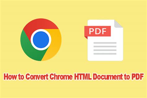 Full Guide How To Convert Chrome Html Document To Pdf