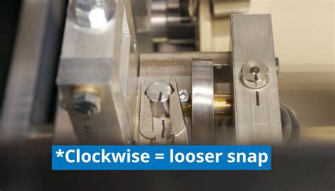 How To Adjust Snap Lock Profile Tightness