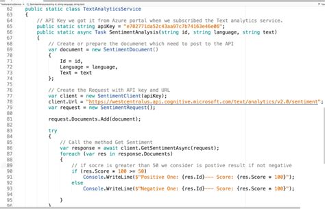 Microsoft Cognitive Service Text Analytics Api Net Azuresmart Tech Space