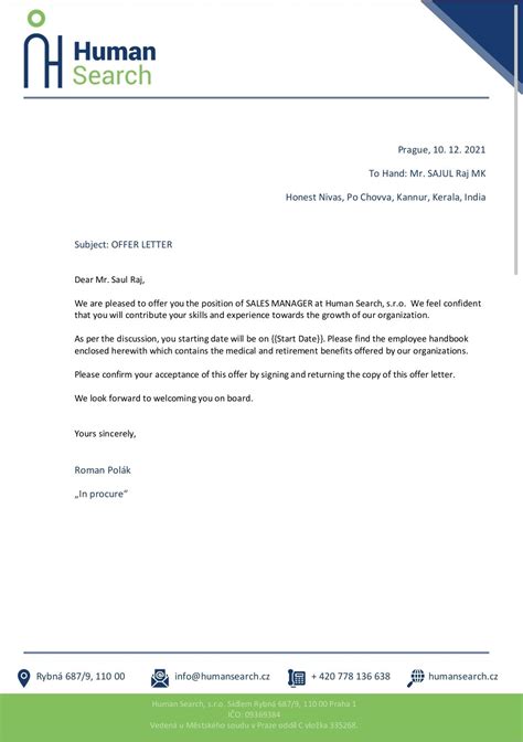 Sajul Raj M K Na Linkedin Czech Prague Sales Crm