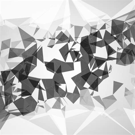 Free Vector Abstract Background With Monochromatic Polygons