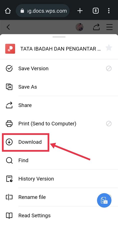 Cara Membuka Dan Download Link File Wps Office Online Blogger Toraja