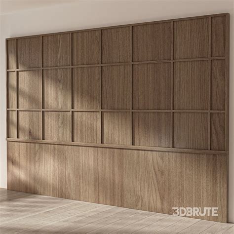 Decorative Wall Panel Composition Bedroom Set 6 3d Model Buy Download