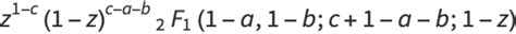Hypergeometric Function From Wolfram Mathworld