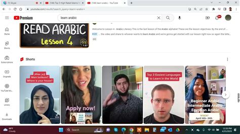 Learn Arabic Youtube