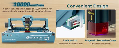 Sculpfun C1 Mini Laser Engraver 3w Portable Laser Engraving Machine With 0 04mm