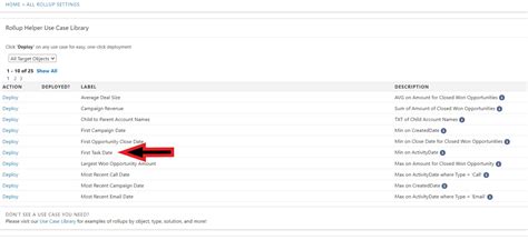 First Task Date Rollup Helper Use Case Library