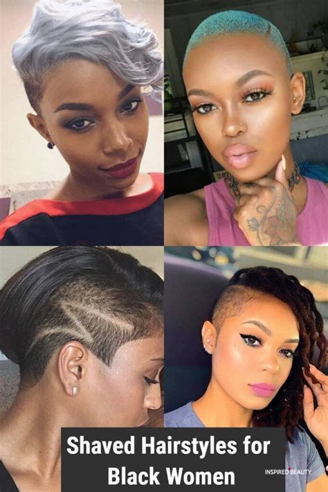 50 Shaved Hairstyles For Black Women Inspired Beauty Short Shaved