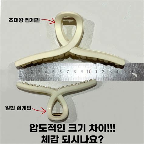 당일배송최저가 초대왕집게핀 15cm 꼬임집게핀 왕 헤어핀 머리 에이블리