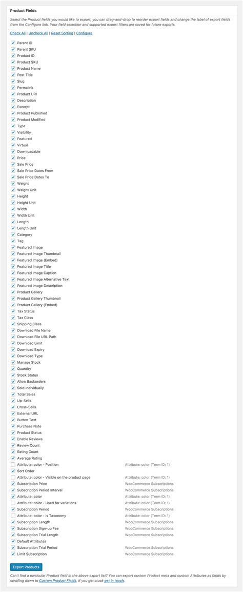 How To Export WooCommerce Products Visser Labs