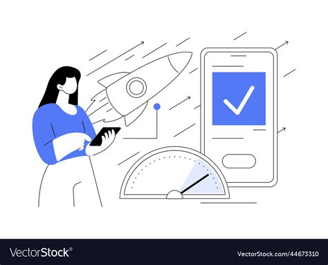 Accelerated Mobile Pages Abstract Concept Vector Image