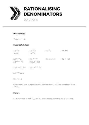 Inverse Functions Complete Lesson Teaching Resources