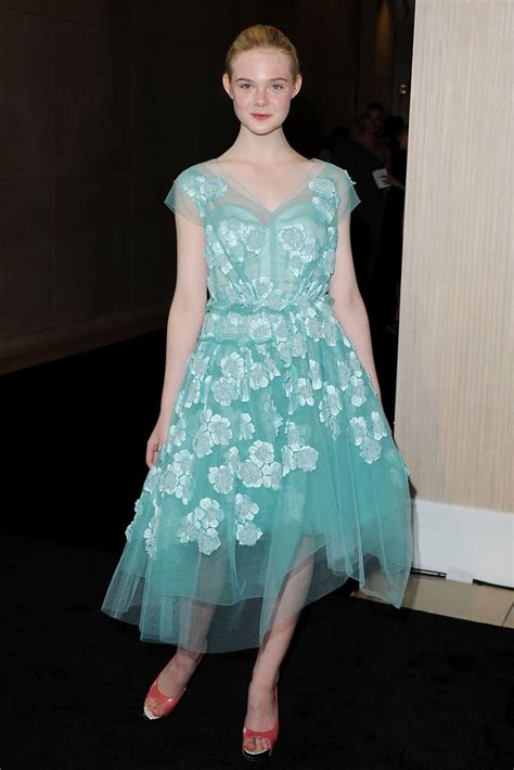 Of Elle Fanning S Vintage Inspired Red Carpet Dresses Ps Fashion