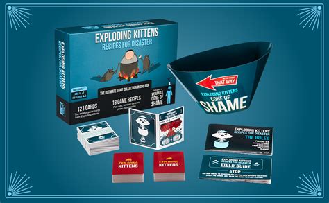Exploding Kittens Recipes For Disaster Exploding Kittens Deluxe Game Set A Russian Roulette