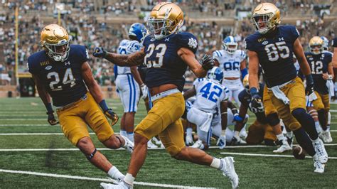Good Day For Notre Dame Rb Kyren Williams Irish Sports Daily