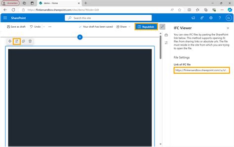 Using Ifc Viewer In Sharepoint Docs