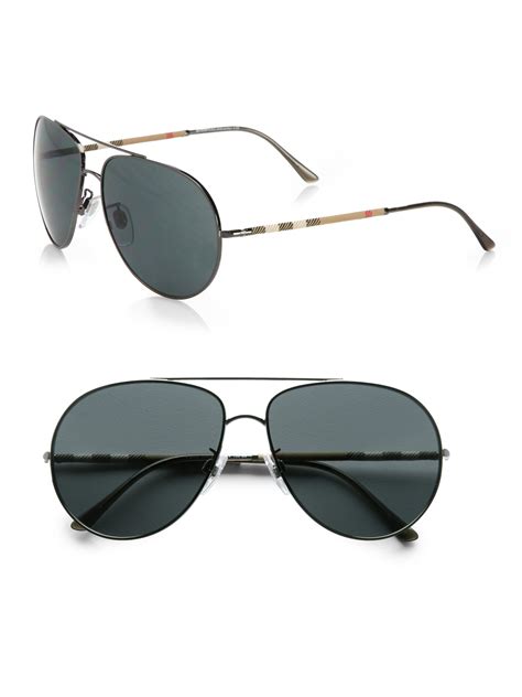 Black Aviator Sunglasses For Men