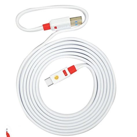 Кабел за данни зареждане Griffin Premium Flat Usb кабел с конектор тип C 3 м бял Emag Bg