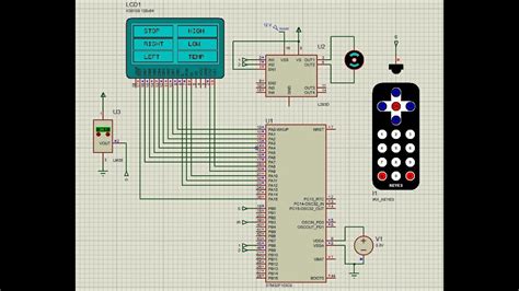 DC Motor Control With STM32 And Remote Controller And KS0108 Displayer YouTube