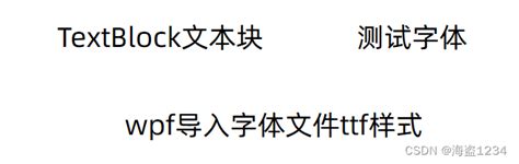 wpf使用外部字体文件（ ttf otf） wpf 字体 csdn博客