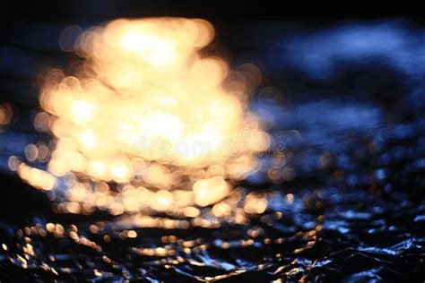 Simulation Of Water At Sunset Stock Image Image Of Abstract Reflections 47173695