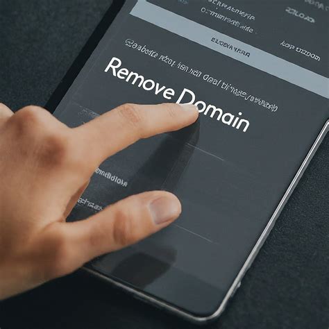 how to remove secondary domains on siteworx