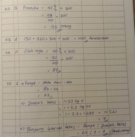 Belajar Matematika Contoh Soal Penyajian Data Dalam Bentuk Tabel Dan