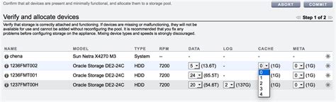 Creating A Storage Pool Bui Oracle® Zfs Storage Appliance Administration Guide Release Os870