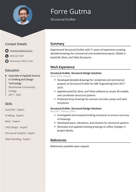 Structural Drafter Resume Examples Template And 20 Tips