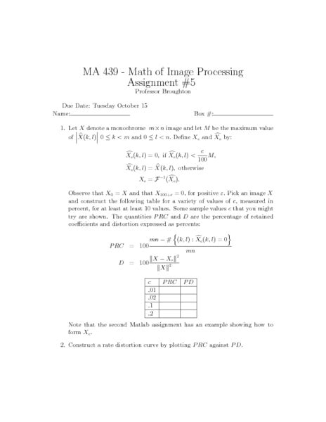 Rate Distortion Worksheet For 12th Higher Ed Lesson Planet