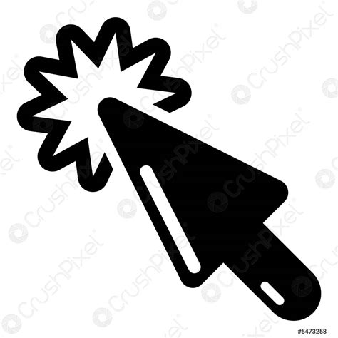 Cursor Technology Icon Simple Black Style Stock Vector 5473258