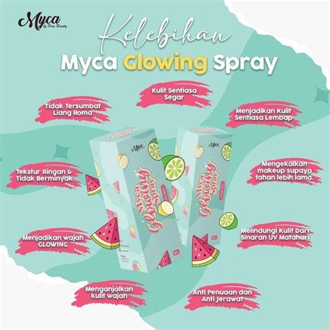 Myca Glowing Spray Beauty And Personal Care Face Makeup On Carousell